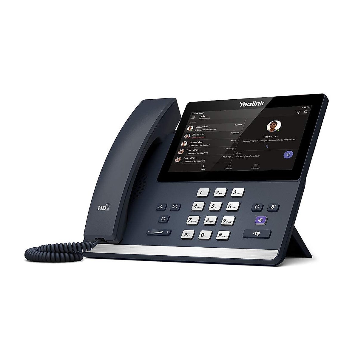 YEALINK MP56 TEAMS EDITION IP PHONE- 7" MULTI-TOUCH SCREEN - ANDROID 9 OS - POE (MP56-TEAMS) NEW OPEN BOX
