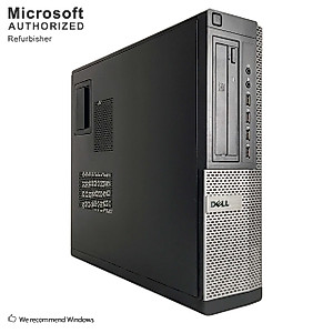 Desktop PC Computer Compatible with Dell OptiPlex 990, Intel Quad Core i5 3.1-GHz, 16GB RAM, 1TB Hard Drive, DVD-RW, USB WiFi Adapter, Windows 10 Professional (Renewed)