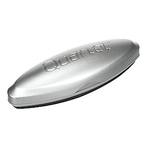 Quartet Glass Whiteboard Eraser, Premium, Magnetic, 3-In-1, 6-1/2"x1-3/8", Silver (SFEB3)