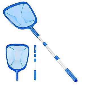 Mowend Pool Net, Pool Net for Cleaning, Including EZ-Clip, Pool Skimmer for Cleaning Pool Liners, Spas, Ponds and Kids Inflatable Pool (Pool Skimmer Net)