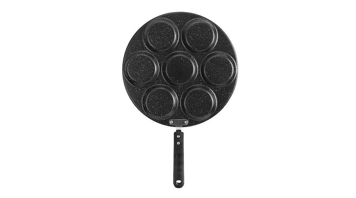 MAVIS LAVEN 7-Grid Egg Frying Pan - Non-Stick & Durable