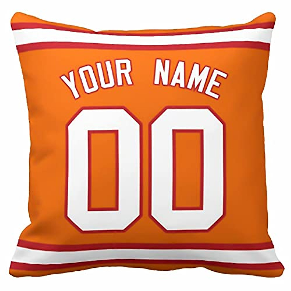 ANTKING Tampa Throw Pillow Custom Any Name and Number for Men Youth Boy Gift 16" x 16", 18" x 18"