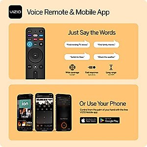 VIZIO 55-inch V-Series 4K LED HDR Smart TV w/Dolby Vision, WiFi 6E, Bluetooth Headphone Capable, Gaming Engine & Alexa Compatibility, V555M-K01, 2023 Model