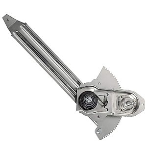 OCPTY Front Left Driver Side Window Regulator 740-866 Fits 1978-1979 Ford Bronco, F-100, F-150, F-250, F-350 Silver Metal Plastic