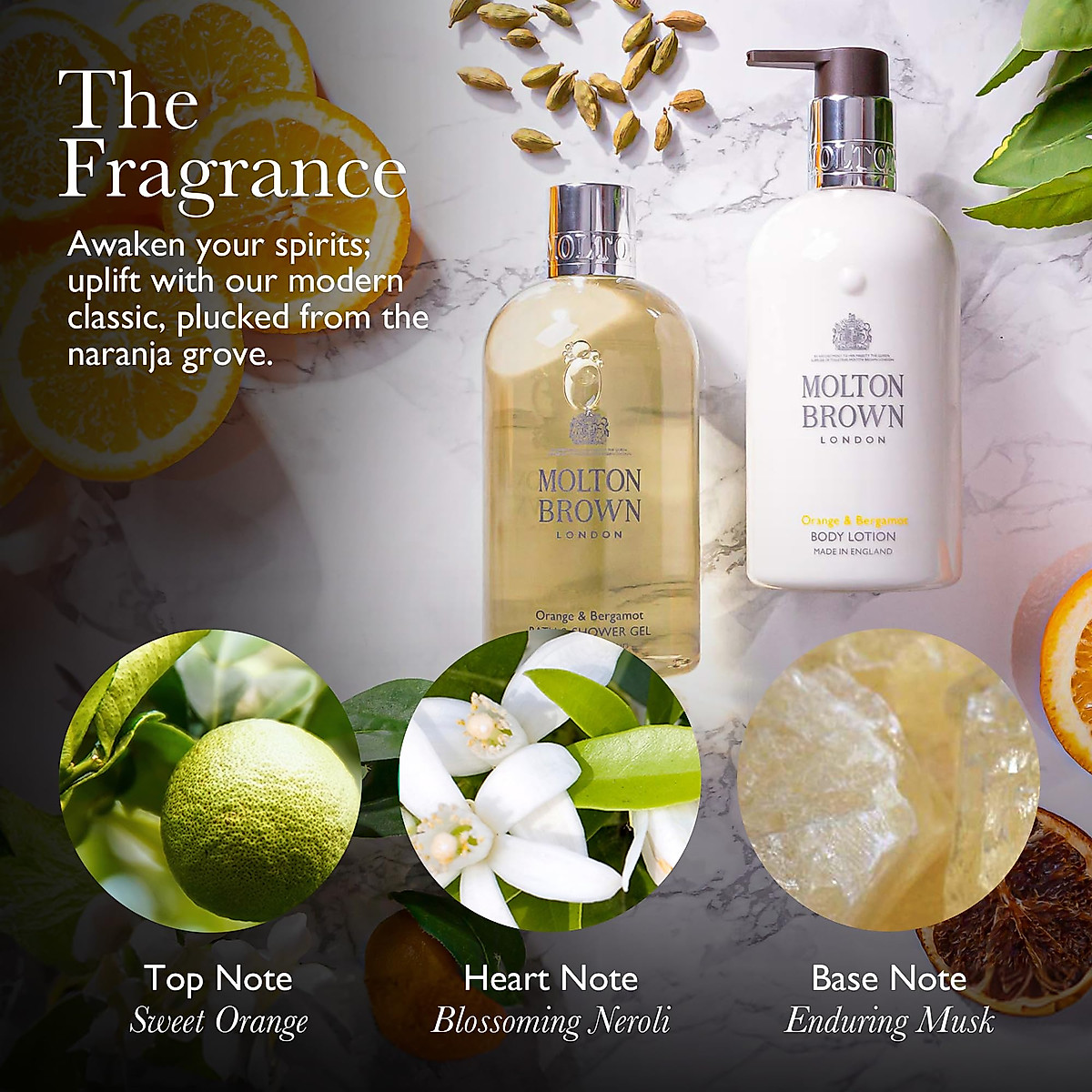 Molton Brown Orange & Bergamot Body Lotion 10 fl. oz.