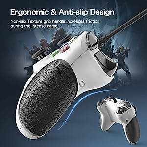 Nolansend Wired Game Controller,High Performance USB Gamepad Remote Joystick Controller with Dual Vibration,Wired Gmme Controller for PC(Win7/8/10)