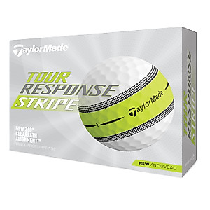 TaylorMade Unisex's Tour Response Stripe Golf Ball, One Size