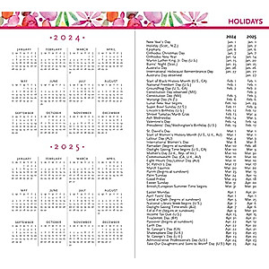 2024-25 Watercolor Garden 2-Year Pocket Planner (24-Month Calendar)