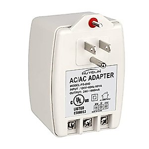 24VAC 40VA Plug in Transformer,Doorbell Transformer Compatible with All of Doorbell，Nest, Ecobee, Sensi and Honeywell Thermostat