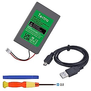 Tectra LIP1359 Battery Compatible with Sony Playstation 3 PS3 Dualshock 3 Wireless Controller CECHZC2E, CECHZC2U with USB Charging Cable