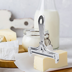 Adjustable Heavy Duty Aluminium Alloy Cheese Slicer,Slicers With Wire for Soft & Semi-Hard Cheeses,Perfectly for Kitchen Cooking Hand Held Cheese Cutter