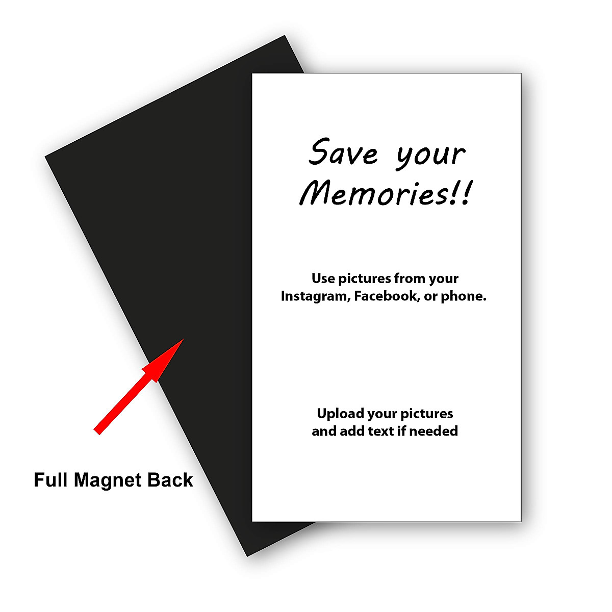 3" X 5" 4 Packs Fridge Magnet Pictures, Custom Picture Magnet, Custom Picture Magnets for Refrigerator, Customized Fridge Magnet, Personalized Photo Magnet, Your Own Picture Magnet, Custom Magnet