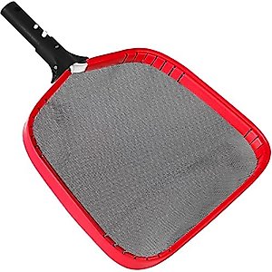 TidyMister Pool Leaf Skimmer Swimming Pool Net Leaf Rake with Strong Aluminum Frame Fine Mesh Detachable Pool Cleaning Tool
