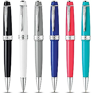 Cross Bailey Light Polished Resin Refillable Ballpoint Pen, Medium Ballpen, Includes Premium Gift Box - Black