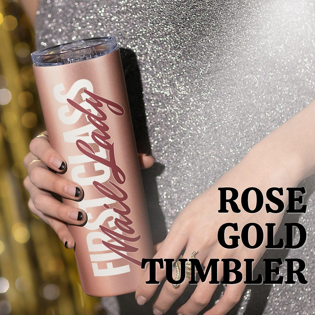 Onebttl Mail Carrier Gifts for Women, Mail Lady Gifts, Gifts for Mail Carrier, Postal Workers, Mail Lady, First Class Mail Lady Stainless Steel Tumbler 20OZ