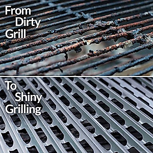 Shiny Innovations - Food Grade Aluminum Disposable Grill Grate Liners, Pack of 12 Grill Toppers/Liners (12 x 20 Inch)
