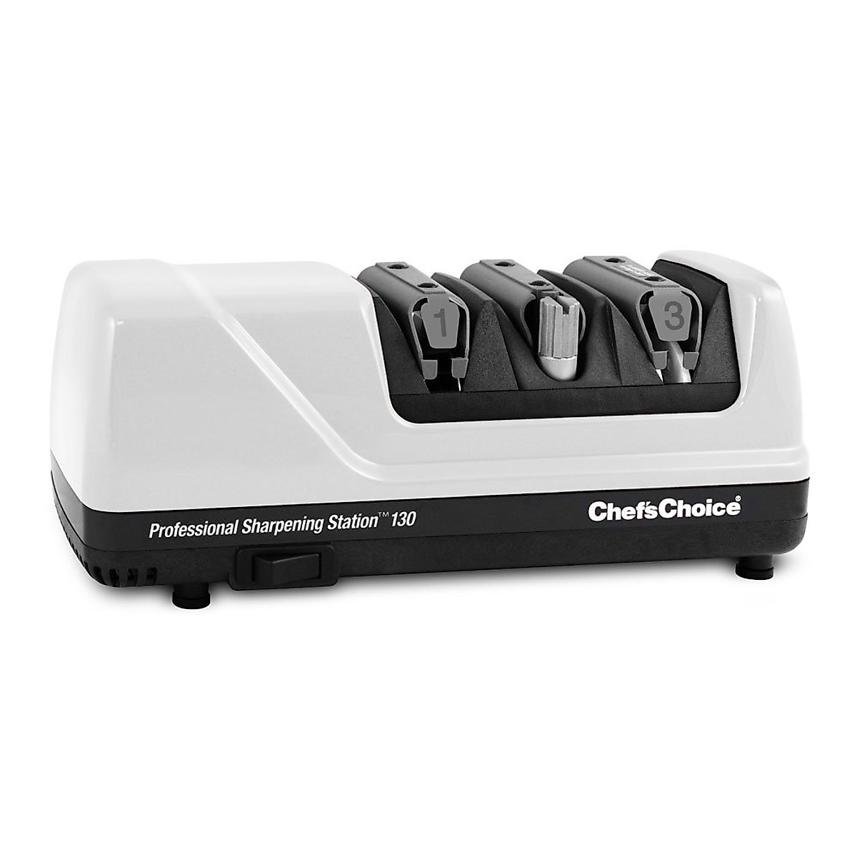 Chef'sChoice 130 Professional Sharpening Station, 3-Stage, White