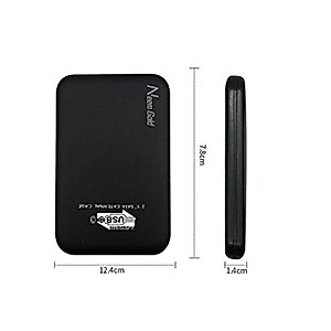 SOLUSTRE 2pcs Portable External Hard Mobile Hard Drive External Hard Drive usb3. 0 Hard Disk Drive USB 3.