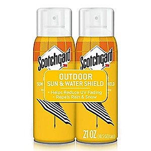 Scotchgard Sun and Water Shield, Repels Water, 10.5 Fluid Ounces (2 Cans)