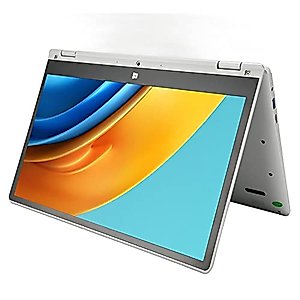 Acogedor 13.3 Inch Convertible 2 in 1 IPS Touchscreen Laptop, with Fingerprint Unlock, 16GB of High Bandwidth Memory, Dual Band 2.4GHz 5GHz WiFi, Webcam