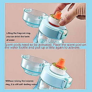 Flavour Pods Pack for Air Water Up Bottle, Creative Water Flavour Pod with Fragrance Accessories for Air Water Up Bottle Water Cup Scented Starter Set Cartridge, 0 Sugar (Pineapple FLA