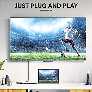 USB C HUB Adapter 6 in 1 with USB 3.0 Connections 4K-HDMI 60wPD SD/TF Card Reader Laptop Docking Station MacBook