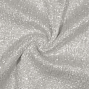 Rheane Shawl Shawls and Wraps for Evening Dresses Shawl Wraps for Women Sliver Dress Evening Gowns for Women Formal Women's Scarves & Wraps Silver Shawl for Formal Dress (Silver with Silver Glitter)