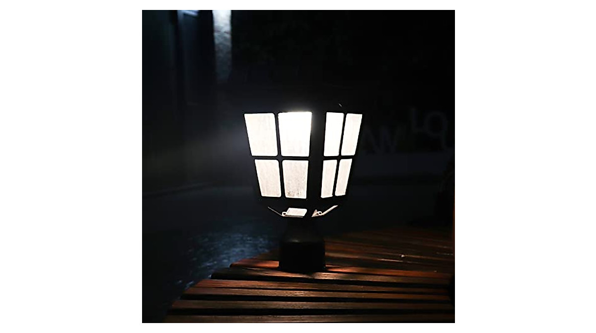Kemeco Solar Post Light - Bright 150 Lumens, Waterproof, Easy Install