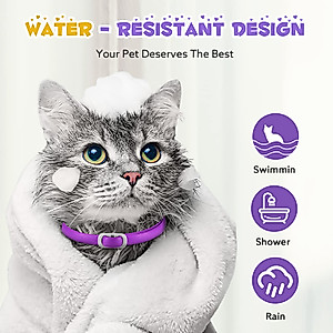 YEUGSCKA 4 Pack Calming Collar for Cats, Relieve Reduce Anxiety Stress, Calming Pheromone Collar for Cats, Cat Pheromone Collar Adjustable for Small, Medium Large Cat