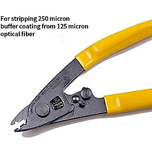 Fiber Optic Termination Tool Kit - 9 in 1 Assembly FTTH tool kit with FC-6S Cleaver Optical Power Meter Finder - 30km Visual Fault Locator Optical Pliers Cable Cutter Stripper