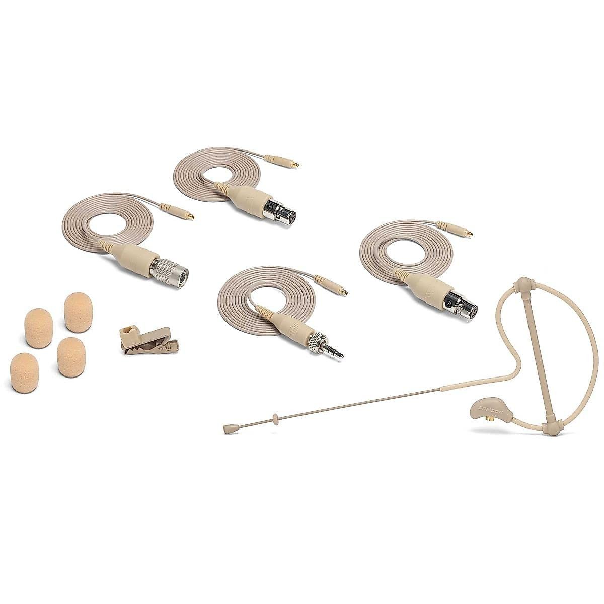 Samson SE10x Low-Profile Omnidirectional Earset Microphone,Beige