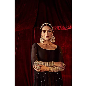 Elina fashion Indian Kurti for Womens With Pant & Dupatta | Ethnic Readymade Kurtis Stitched Kurta For Women Black