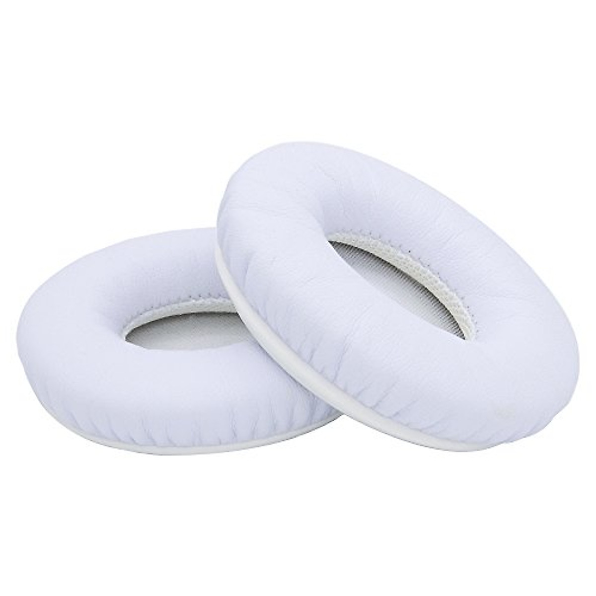 MMOBIEL Ear Pads Cushions Compatible with Beats by Dr. Dre Solo HD 1 Headphones with Memory Foam Protein Leather (White)