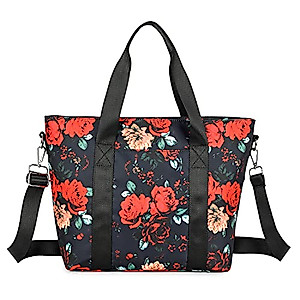 LIKEYOU Women's Tote Bag for Women Water Resistant single shoulder strap handbag work travel single shoulder bag (Rose)