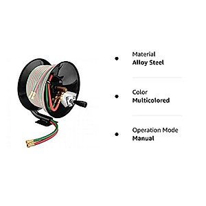 Weldcote HRMWOT Manual Hose Reel for 100 ft of Twin Gas Hose