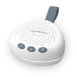 SwaddleMe by Ingenuity Soothe & Vibe – Portable Sound Machine & Soother for Baby