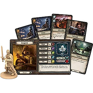 The Lord of the Rings Journeys in Middle-earth Board Game/ Strategy Game/ Adventure Game for Adults and Teens | Ages 14+ | 1-5 Players | Avg. Playtime 60+ Mins | Made by Fantasy Flight Games