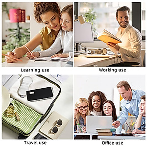 iSuperb 3 Compartments Pencil Case Pouch Big Capacity Pencil Holder Oxford Storage Cosmetic Makeup Bag for Women (Black)