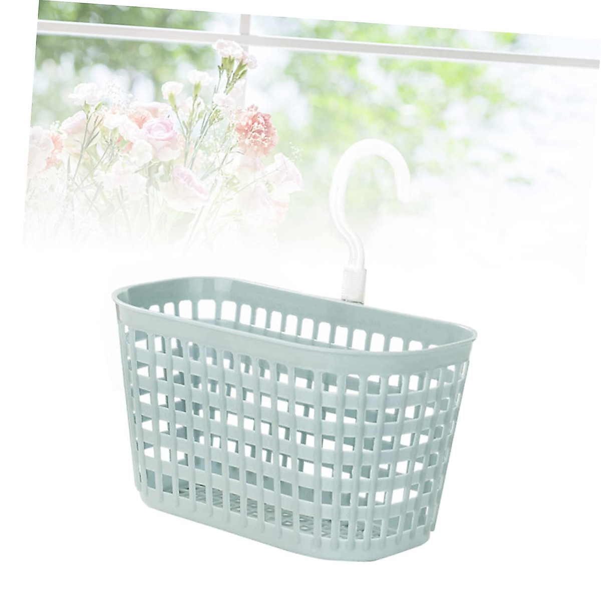 CIYODO Hanging Bathroom Basket Hanging Basket Toiletry Bag Bin Shower Organizer Hanging Shower Tote Hanging Shower Corner Shower Soap Holder Storage Basket Nordic