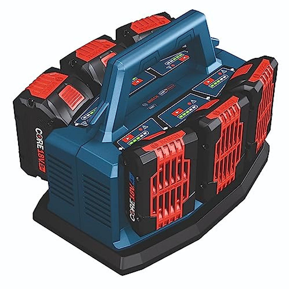BOSCH GAL18V6-80 18V 6-Bay Fast Battery Charger