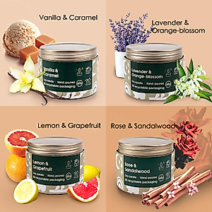 Christmas Scented Candles Gifts for Women, Christmas Candles and Decor for Home, Soy Candles Set for Housewarming Gift, Unique Gifts for Women Men Father Mother, Relaxing Aromatherapy Candle