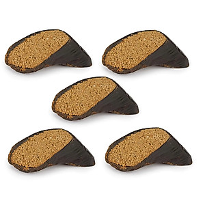 MPP Dog Dental Chew Filled Cow Hooves All Natural Healthy Peanut Butter Flavored (25 Hooves)