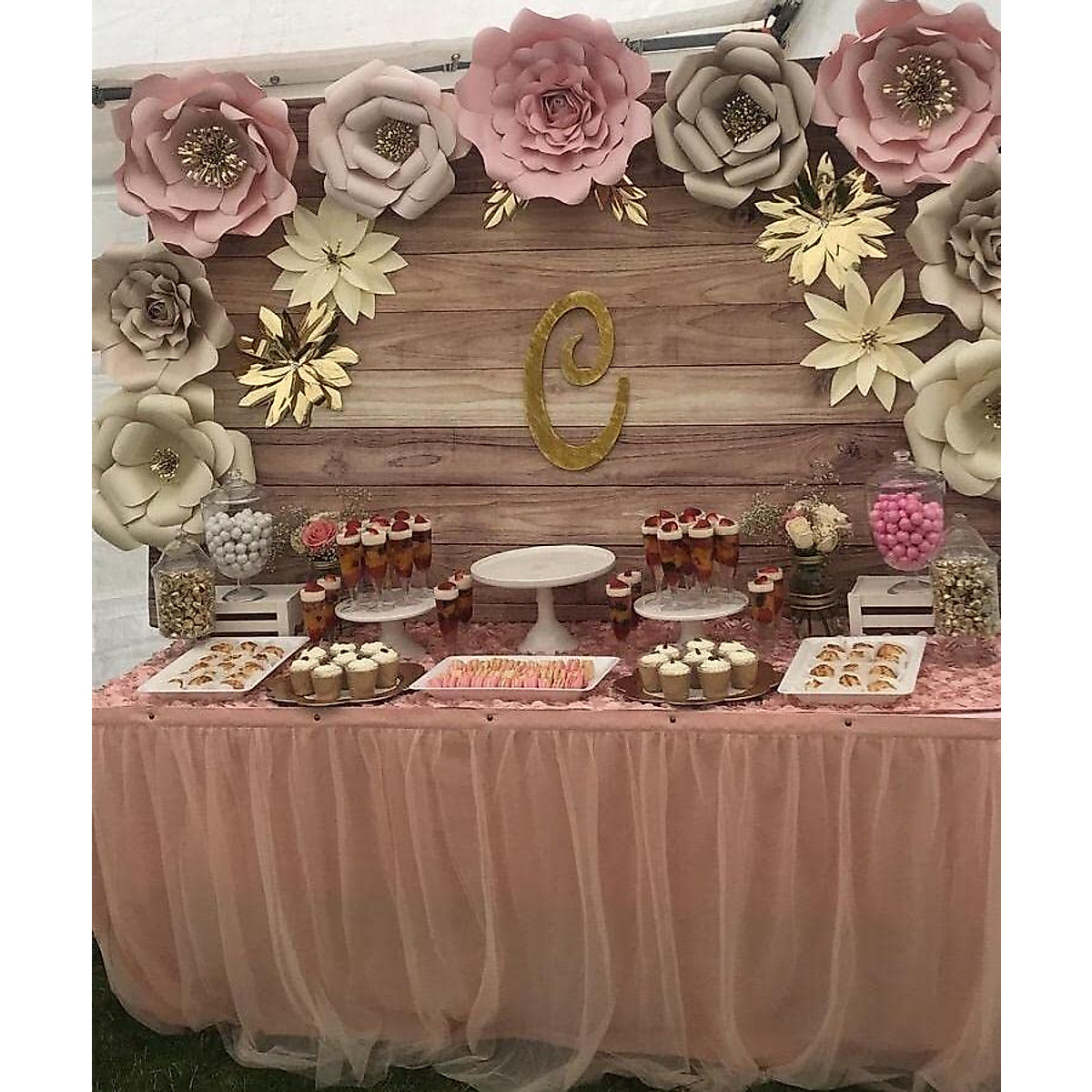 BINQOO 8x6ft Easter Wood Wall Background Happy Easter Brown Wood Backdrop Baby Shower Wooden Backdrops Birthday Party Newborn Wood Decoration Backdrops Props for Studio Photographers