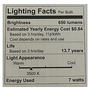 GE Classic 65 W Equivalent Dimmable Bright White Br30 LED Light Bulbs, 6 Pack