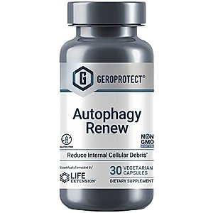 Life Extension GeoProtect Autophagy Renew – Encourages Cellular Housekeeping & Longevity – Vegetarian, Gluten-Free, Non-GMO – 30 Vegetarian Capsules