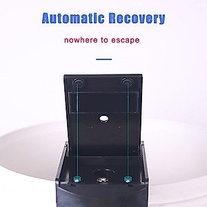 Mouse Traps,Rat Traps for House Walk The Plank Auto Reset Rat Traps Outdoors Mouse Trap Bucket,Rat Trap Bucket Spinner Ramp Included Multi Catch Auto Reset No See Kill Sanitary Safe Mousetrap (Size :