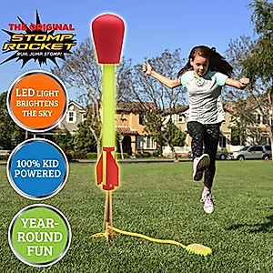 Stomp Rocket Original Refill - 2 Ultra LED Rockets Only, Soar 100ft in The Air - Fun Outdoor Toy for Kids Day and Night - Gift for Boys and Girls Age 5+ Years Old