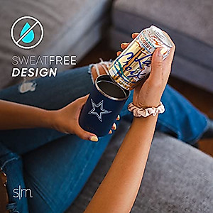 Simple Modern Officially Licensed NFL Green Bay Packers Gifts for Men, Women, Dads, Fathers Day | Insulated Ranger Slim Can Cooler for Skinny 12oz Cans - Skinny Beer and Seltzer