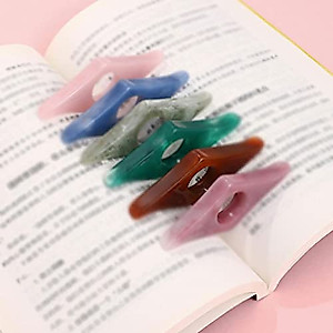 Creative Thumb Bookmark Geometric Unique Shape Gift Book Page Holder Finger Bookmark Page Spreader Gifts for Book Lover