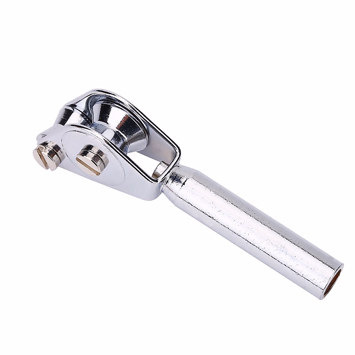 Jeankak 4 Calibers Fishing Tackle Accessory, Trolling Accessory, Fishing Roller Rod Tip Guide Silver Durable for Fishing Rod(5#)